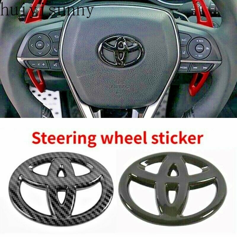 HYS Toyota Steering Wheel Sticker Logo Badge Emblem Decal Corolla Camry ...