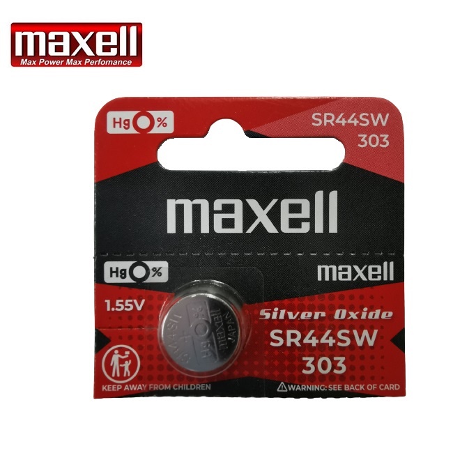 SR44SW (303) GENUINE Maxell Silver Oxide Battery 1.55V | Shopee Malaysia