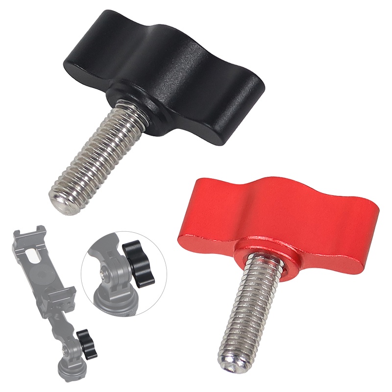 XT-XINTE 2pcs M5 Aluminium Alloy Hand Screw Tighten Handle Bolts T ...