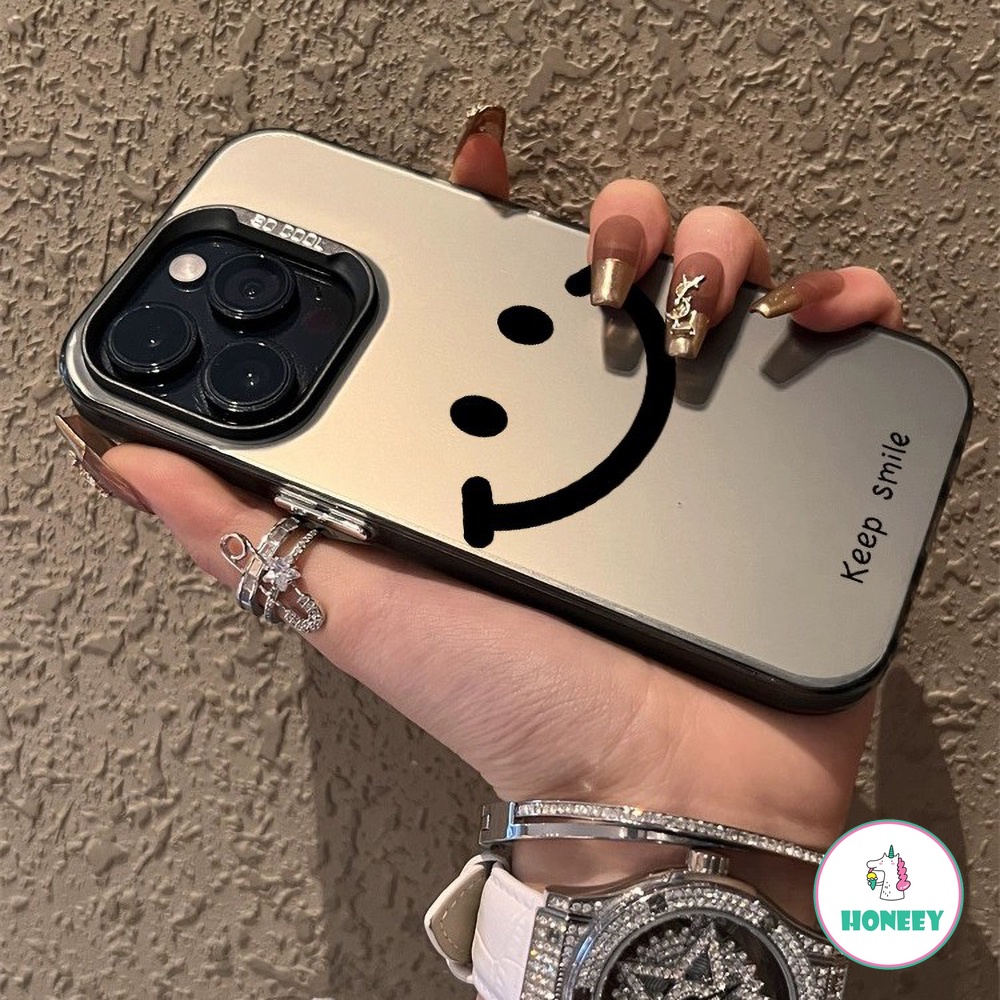INS Simple Smile Face Phone Case for iPhone 16 15 14 Pro Max iPhone 11 ...