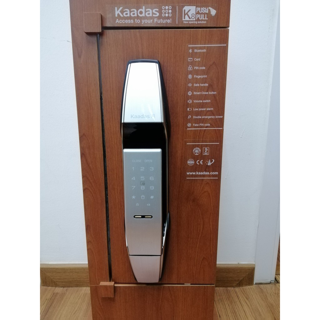 🔥SUPER SALE🔥Kaadas K8(Silver) Push Pull Digital Lock with Fingerprint ...