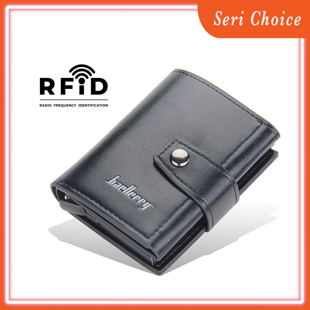 B172 RFID Unisex Wallet RFID Card Holders RFID Blocking RFID Dompet ...