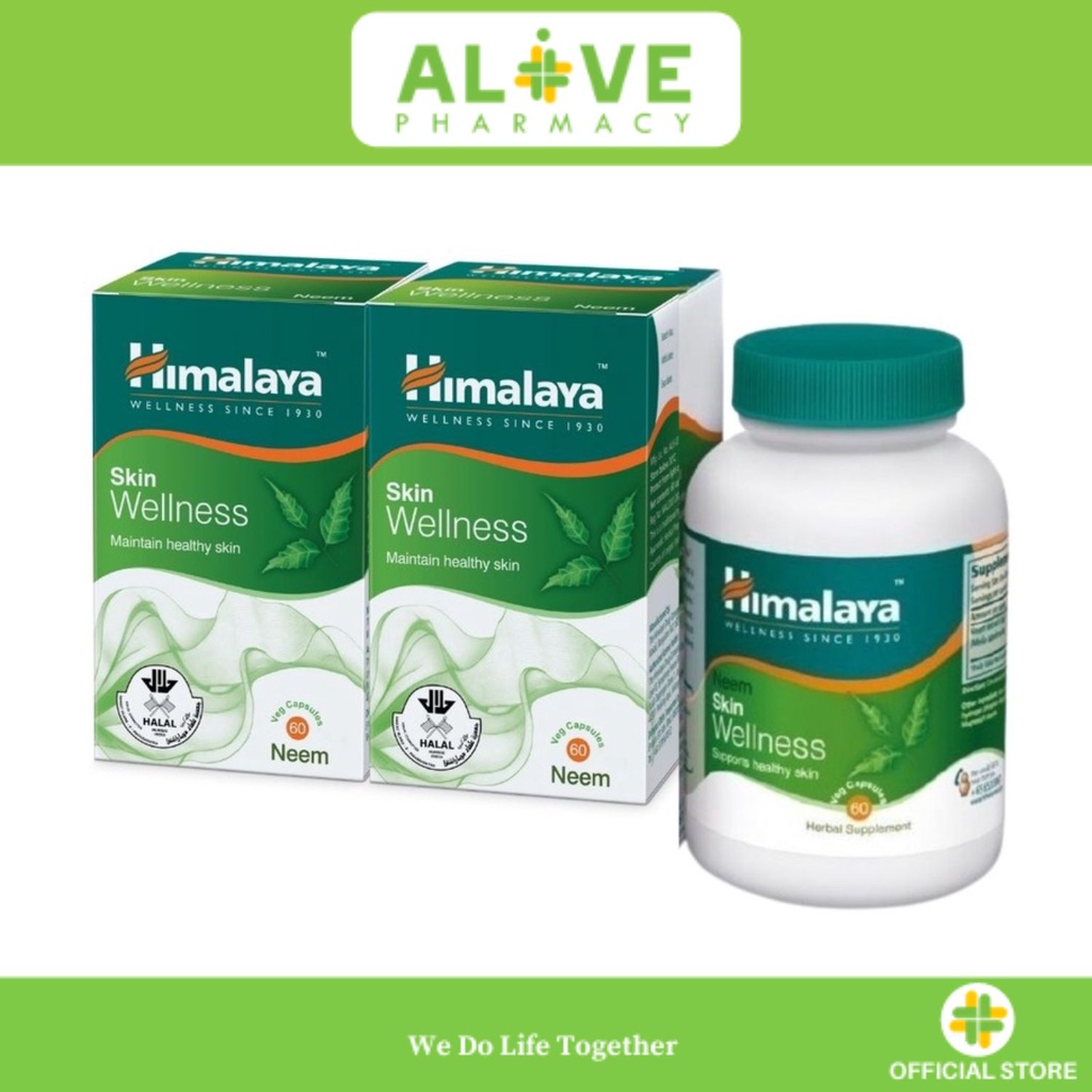 HIMALAYA SKIN WELLNESS NEEM CAPS 60'S x2 | Shopee Malaysia