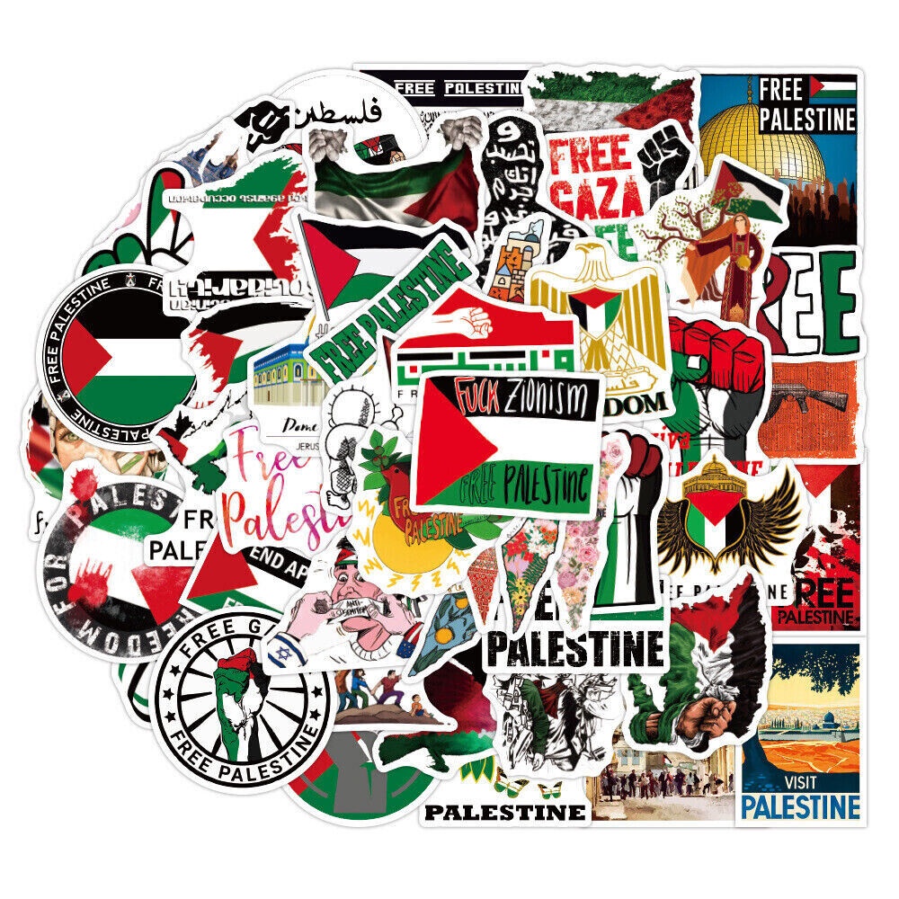 50pcs Free Country Palestine Stickers Waterproof for Phone Laptop ...