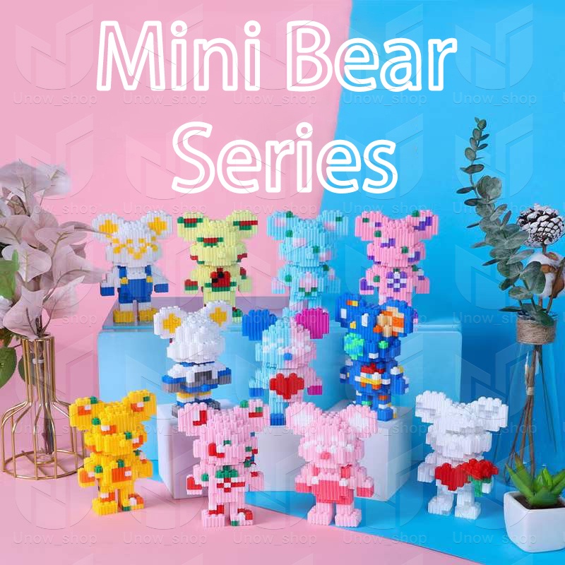 Nano Block Mini Bear Series 02 | Nano Block Educational Bricks | Shopee ...