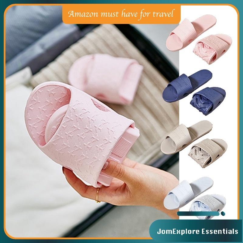 100g Foldable Travel Slippers Premium Quality Hotel Folding Airplane ...