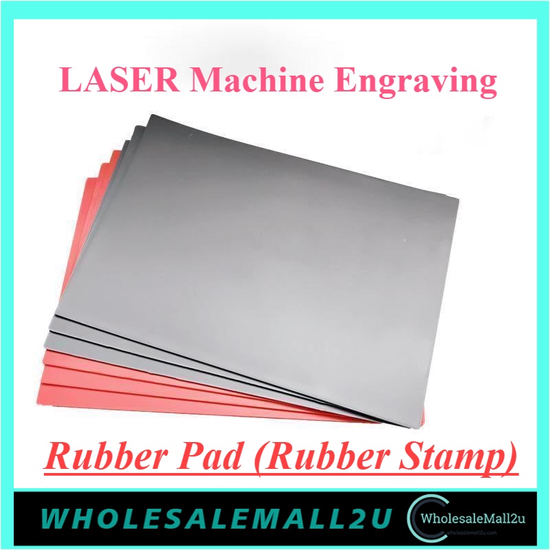 A4 Size Getah untuk buat CHOP Rubber Stamp Rubber Sheet Pad Sesuai ...