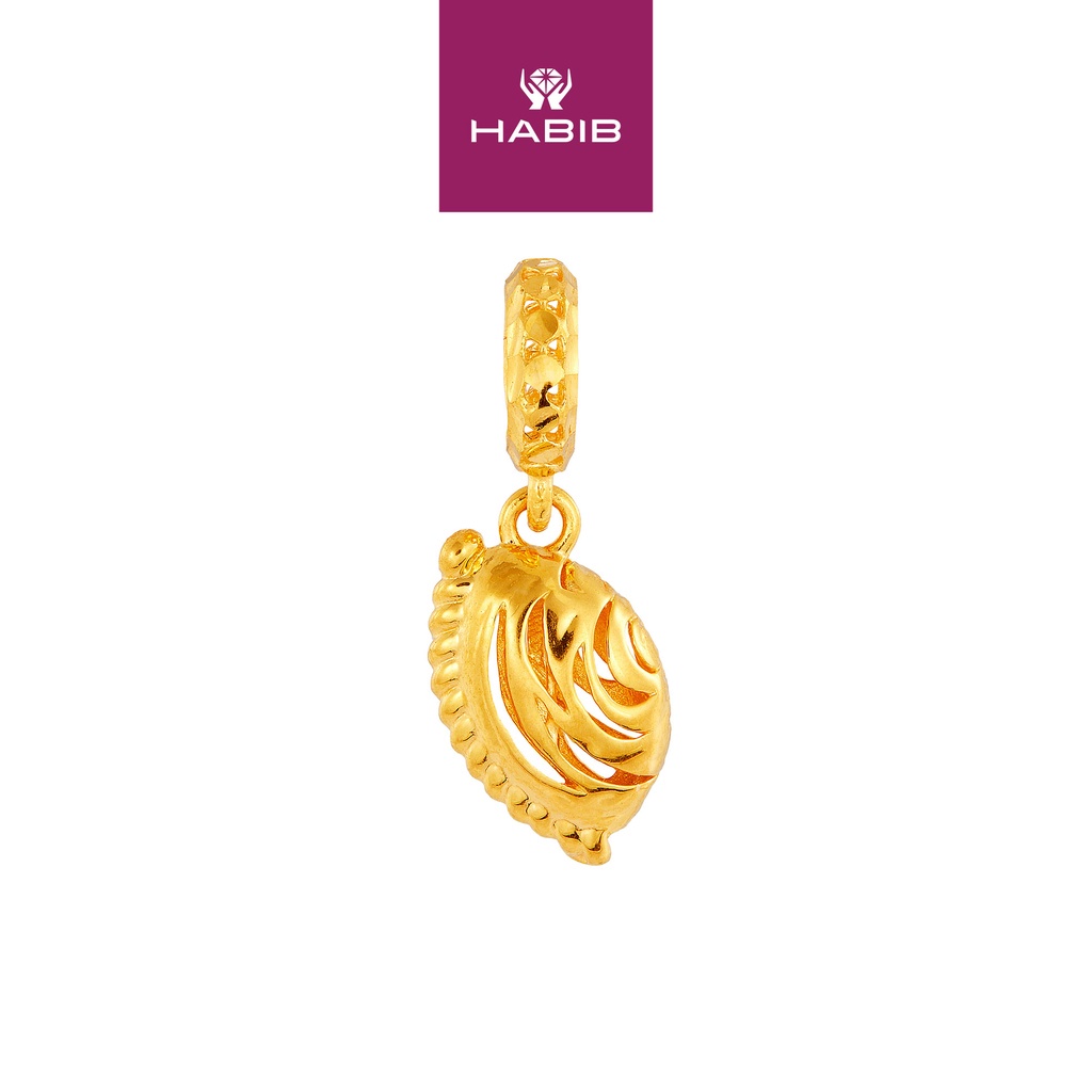 HABIB 916/22K Yellow Gold Charm (Curry Puff) C5300823 | Shopee Malaysia