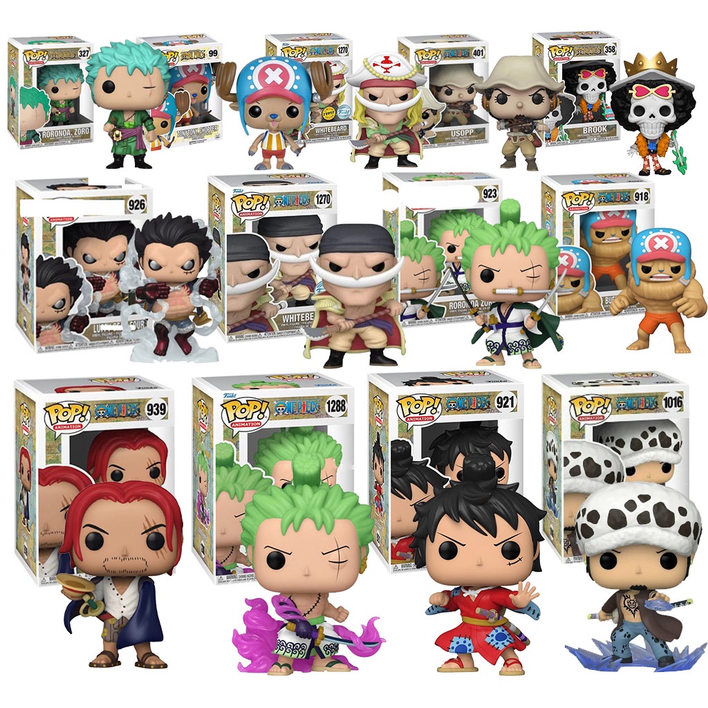 FUNKO POP One Piece Luffy 98 921 926 Zoro 327 1288 BROOK 358 1129 ...