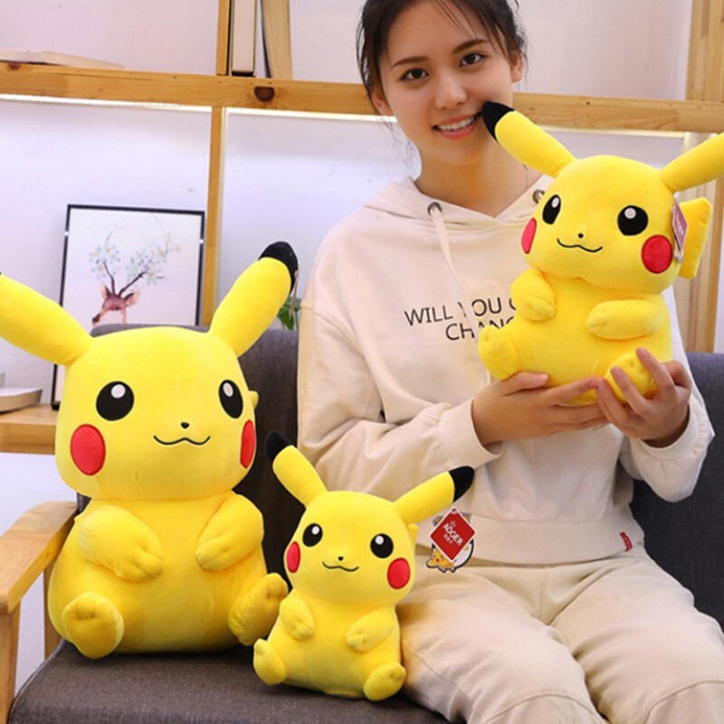 20/35/40CM Pocket Monster Pikachu Plush Toy Large Size Cartoon Anime ...