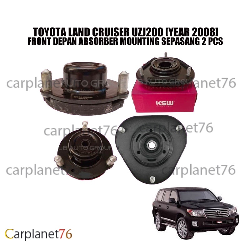 TOYOTA LAND CRUISER UZJ200 [YEAR 2008] FRONT DEPAN ABSORBER MOUNTING ...