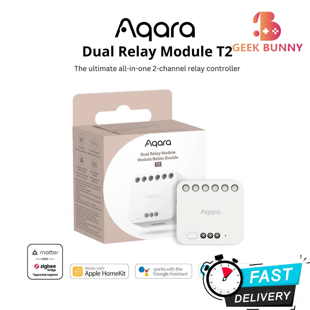 Aqara Dual Relay Module T2 (Aqara Malaysia Warranty) | Shopee Malaysia