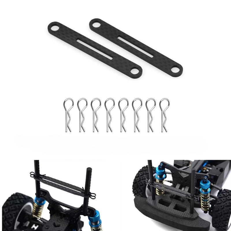 Carbon Fiber Front Rear Body Mount Post for Tamiya TT02 XV01 XV02 1/10 ...