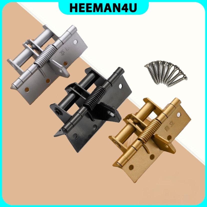 Heeman4u Aluminum Alloy Spring Hinge Heavy Duty Door Closing Hinge ...