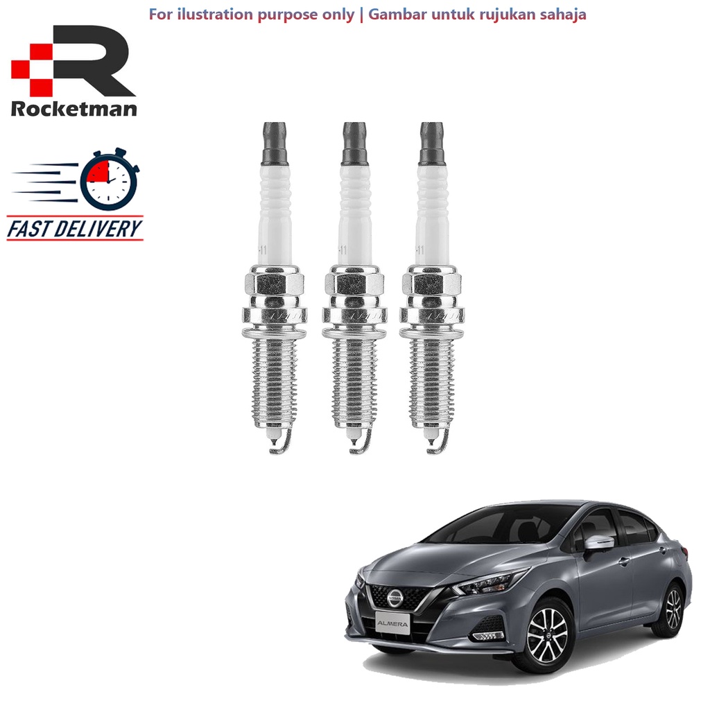 NISSAN SPARK PLUG ALMERA 1.0 TURBO N18 2020+ (3PCS) | Shopee Malaysia