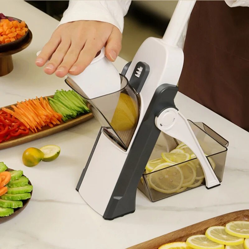 Manual Vegetable Cutter 5 In 1 Food Chopper Safe Not Hurting Your Hands ...