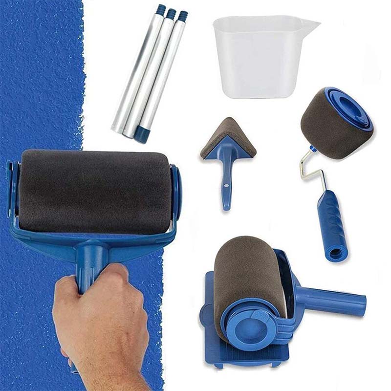 6in1 Smart Paint Roller DIY Painting Brush Tool Painting Accessories ...