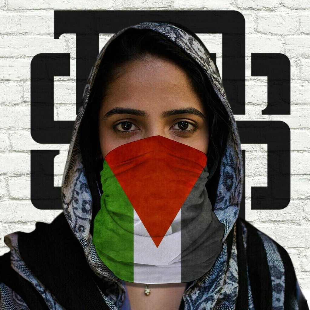 Palestine Flag Winter Neck Mask Warmer Men Women Hiking Hunting Tube ...