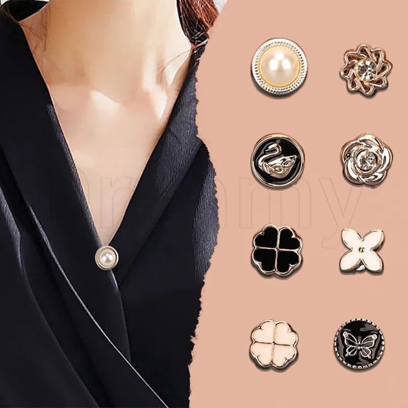 DIY Metal Peeping Prevention Magnetic Clasp / Manual Sewing Clothing ...