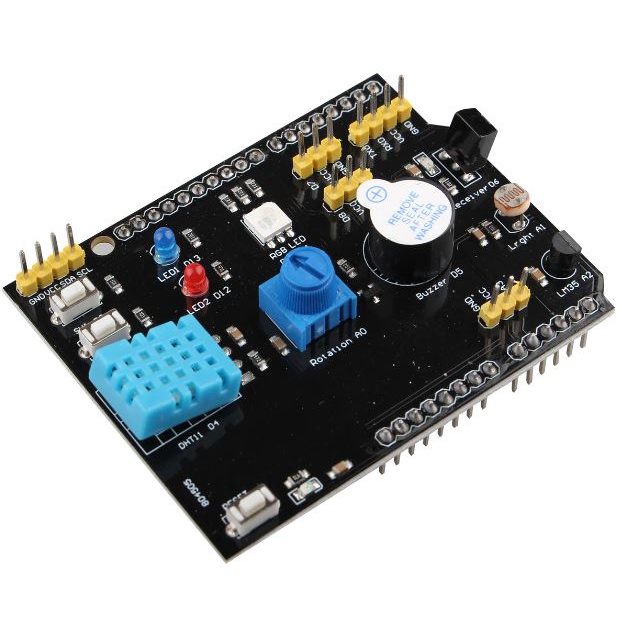 9 IN 1 SENSOR SHIELD DHT11 LM35 BUZZER (ARDUINO COMPATIBLE) | Shopee ...
