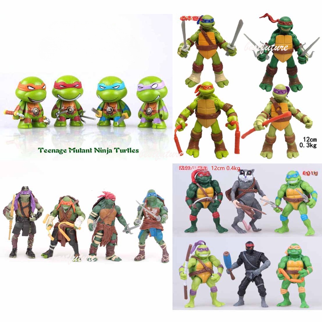 Tmnt Action Figure Teenage Mutant Ninja Turtles Mini Figures Model Toys ...