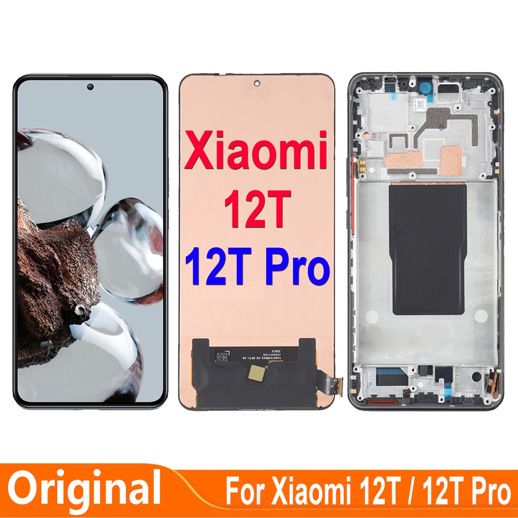 Original AMOLED LCD for Xiaomi 12T 12T Pro LCD Display Touch Screen ...
