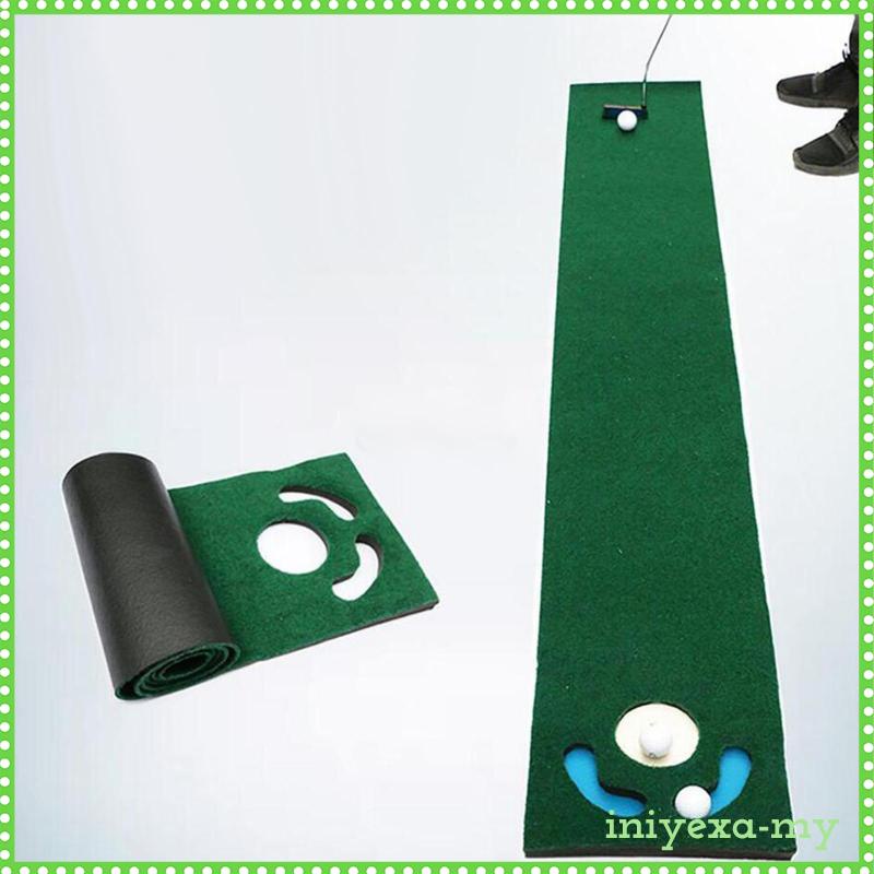 [IniyexaMY] Golf Putting Mat Golf Putting Practice Mat Portable Improve ...