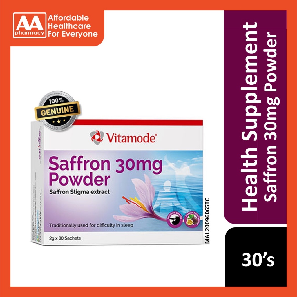 [Clearance] [Exp:08/2024] Vitamode Saffron Powder Sachet 30's | Shopee ...