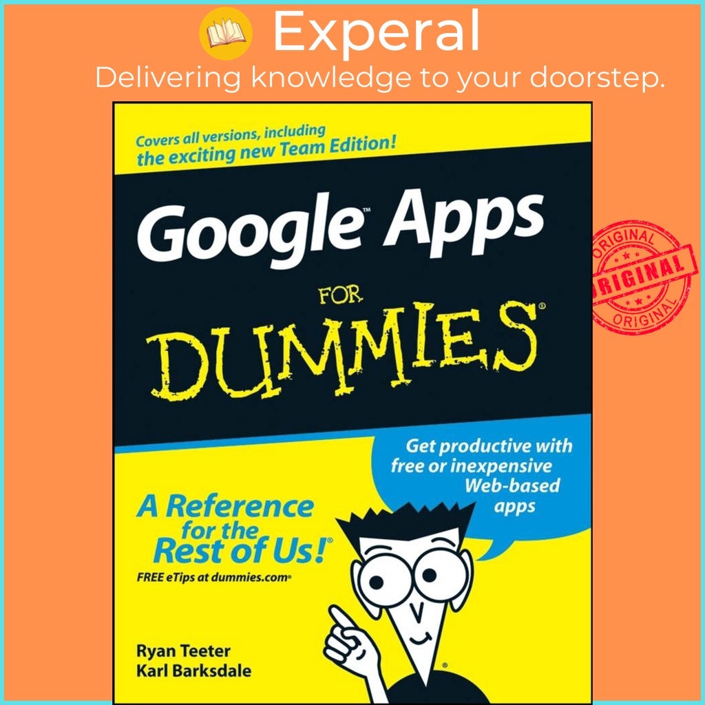 [English - 100% Original] - Google Apps For Dummies by Ryan Teeter (US ...