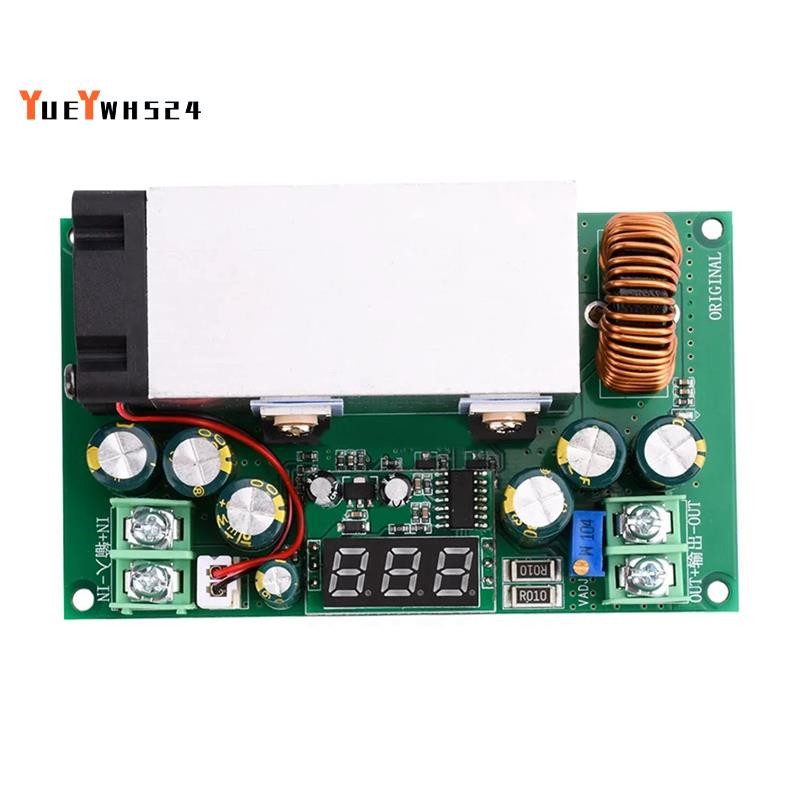 DC-DC High Power 600W Adjustable Step-Down Power Supply Module with Voltage Display 12V-75V to 2 ...