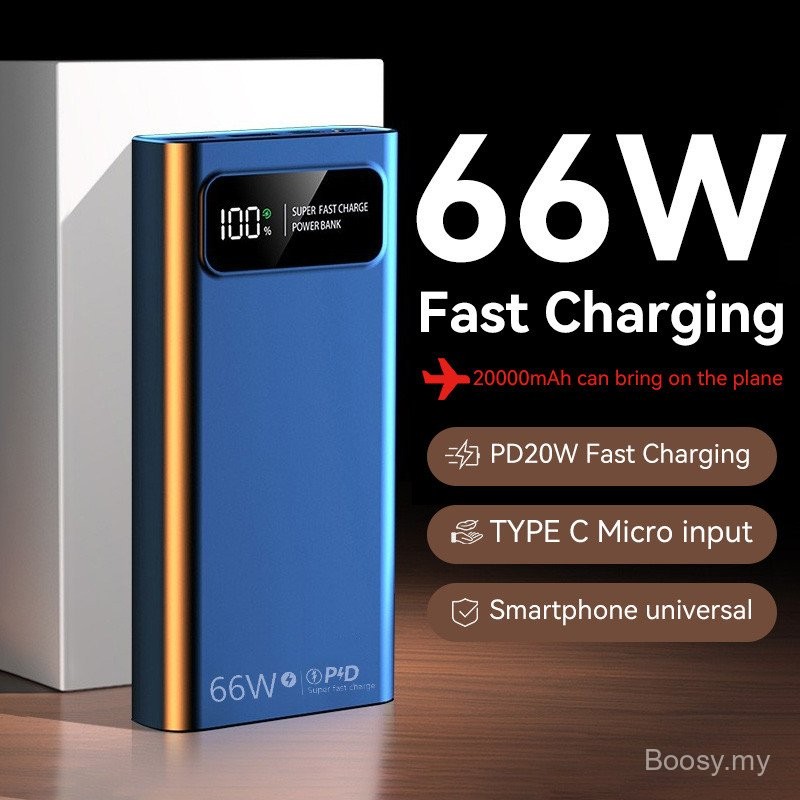 Power bank 200000mah original fast charging pd 66w powerbank 20000mah ...