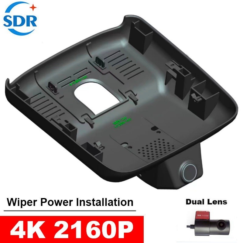 4K HD 2160P Plug and play Car DVR Video Recorder WiFi Dash Cam Dual ...