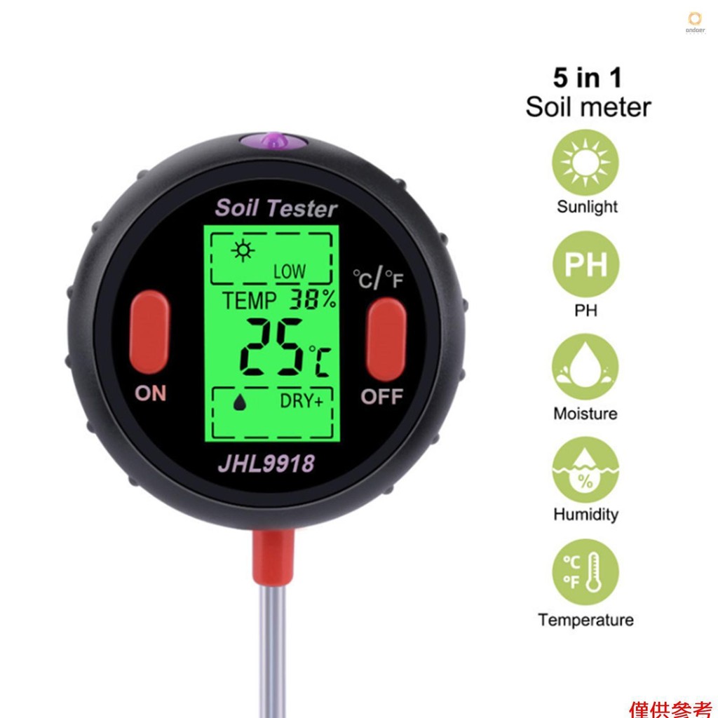 Soil Tester Multiple Function Large Screen Electronic Digital Display ...