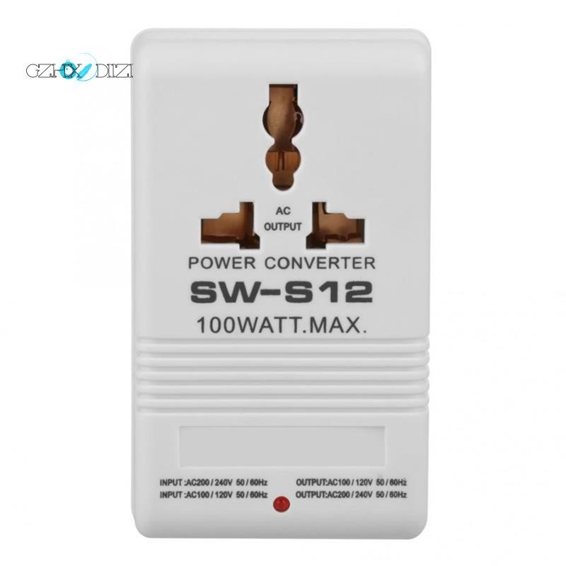 SW-S12 100W 110V/120V to 220V/240V Step-Up Down Voltage Transformer ...