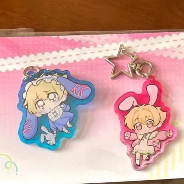 Ouran High School Host Club Rabbit Anime Keychain Suou Tamaki Acrylic ...