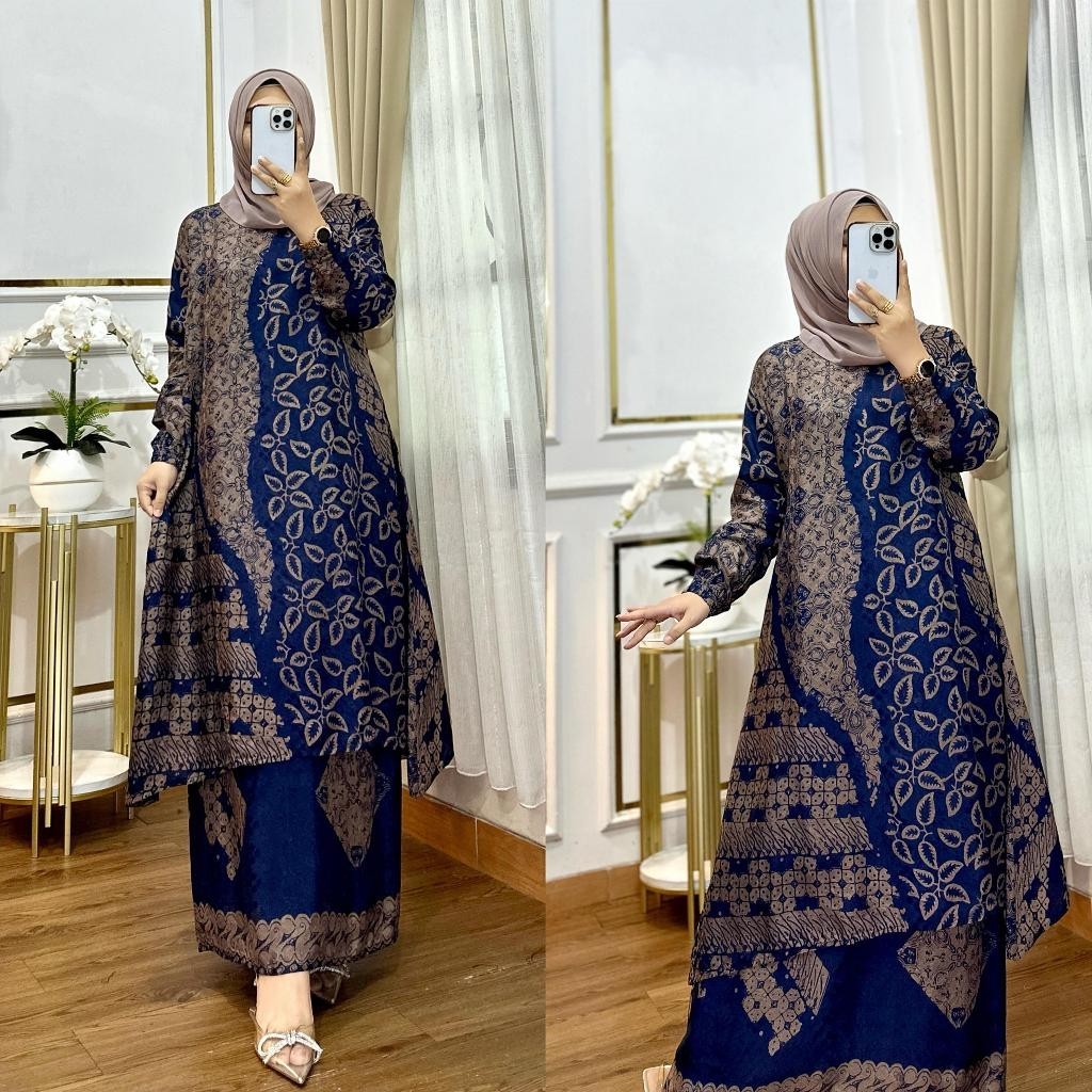 Outfit - SET BATIK SUTRA KONDANGAN BATIK SUTRA WIS GRADUATION SET BATIK ...