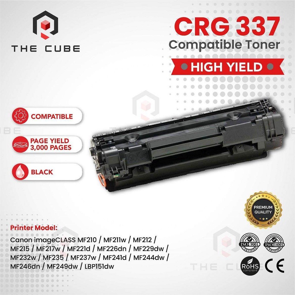 Compatible Canon 337 CRG 337 Toner MF210 MF211 MF212w MF215 MF217w ...