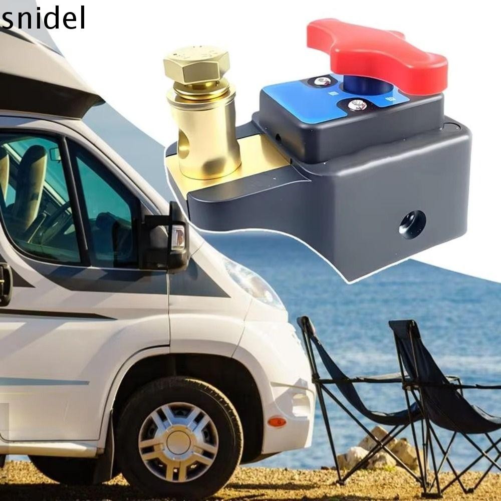 SNIDEL Car Disconnect Switch, 12V/24V Quick Cut-off Anti-leakage Switch ...