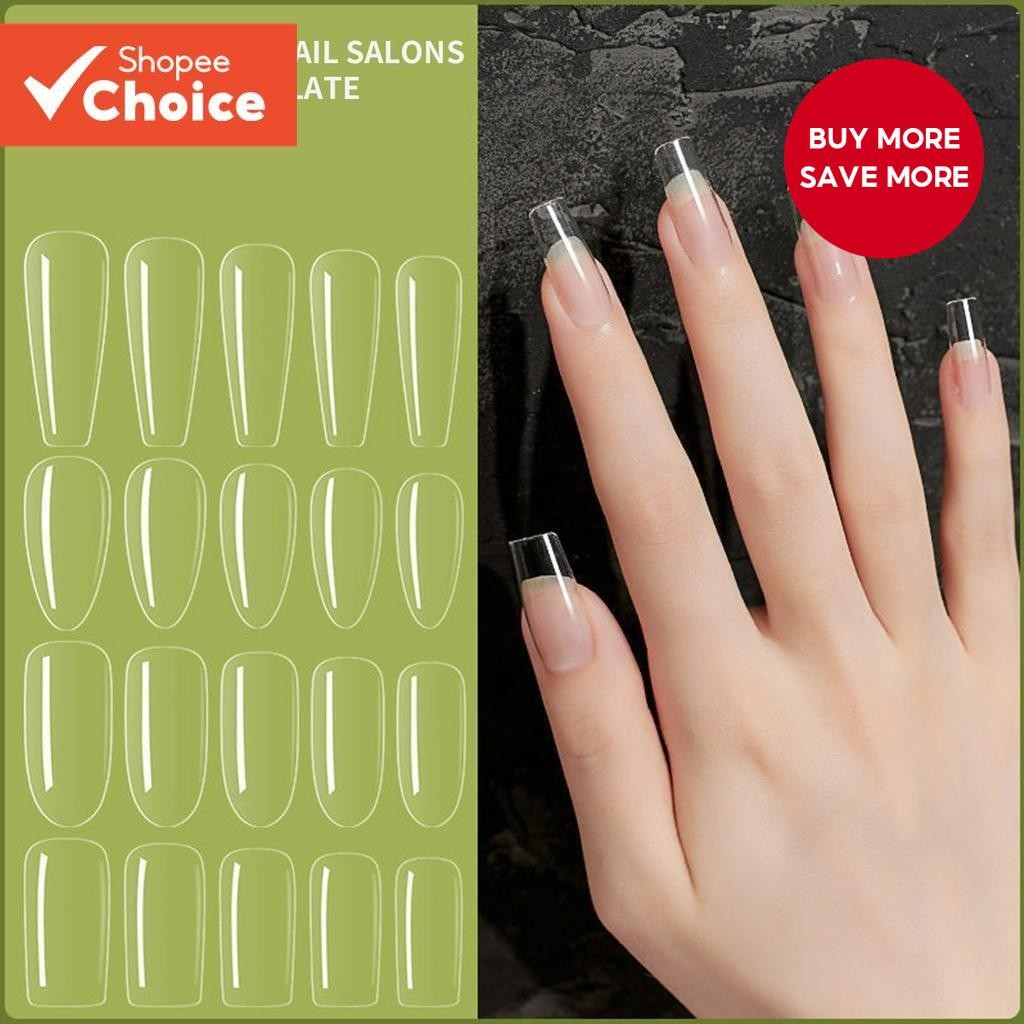 240pcs/set Fake Nail Patches Ultra Thin Detachable Extended Fake Nails ...