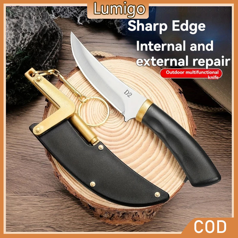 D2 Steel Miniature Butcher Knife Mongolian Dori Knife Cutting Tool ...