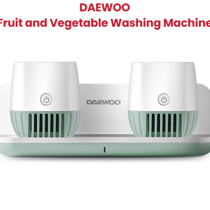 DAEWOO wireless double warehouse fruit and vegetable washing machine ...