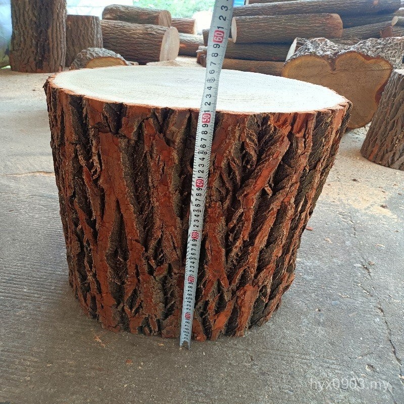 Base Landscaping Decoration Solid Wood Pier Round Wood Chopping Wood ...