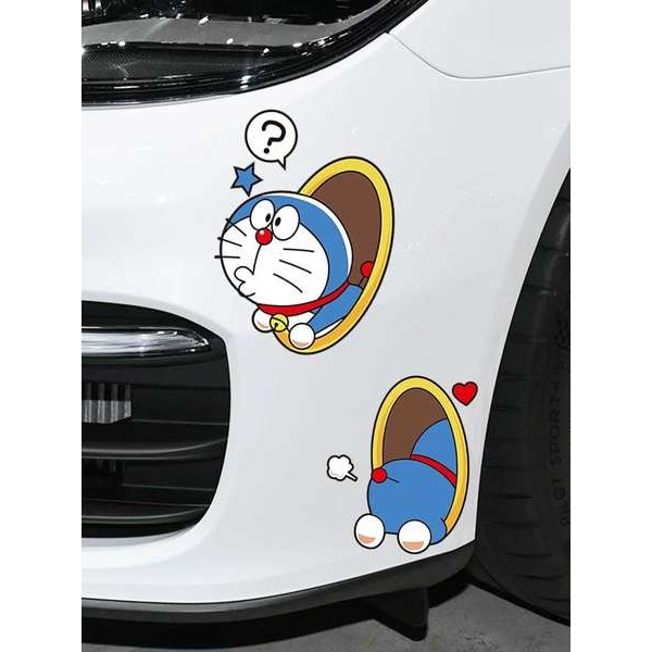sticker cermin kereta sticker kereta Pelekat kereta kartun comel ...