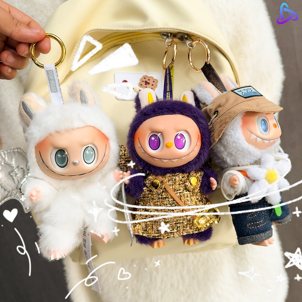 3-Styles Available Labubu Plush Doll Toys - Cute Cartoon Anime Zimomo ...