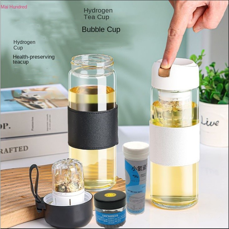 Hydrogen Tea Cup Hydrogen Water Cup Magnetic Tea Water Separation Cup ...