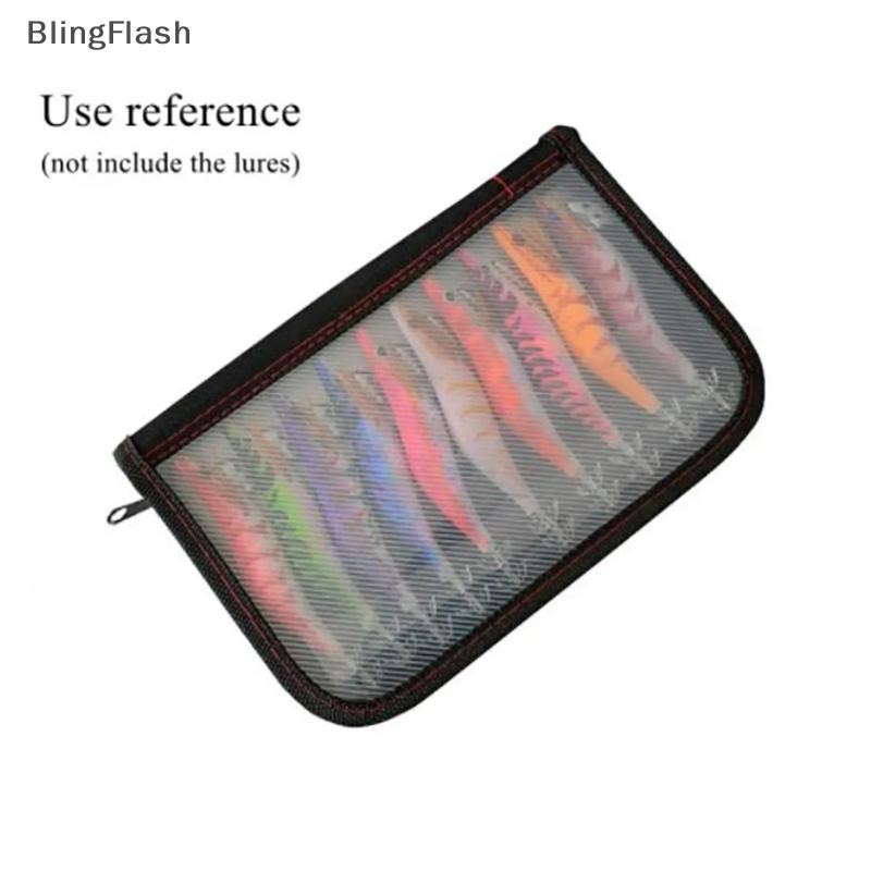 [BlF] Plastic Transparent Visual Squid Jig Lure Hooks Storage Case With ...