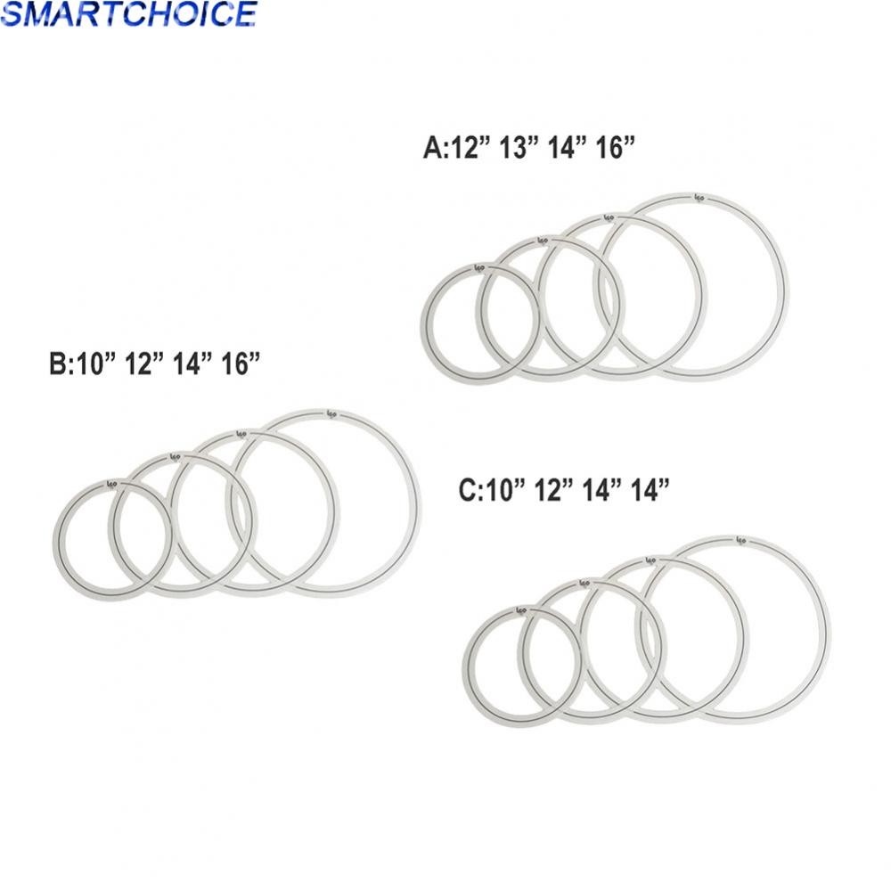 Drum Set Tone Control Rings Muffler Dampening Rings for Sound Reduction ...