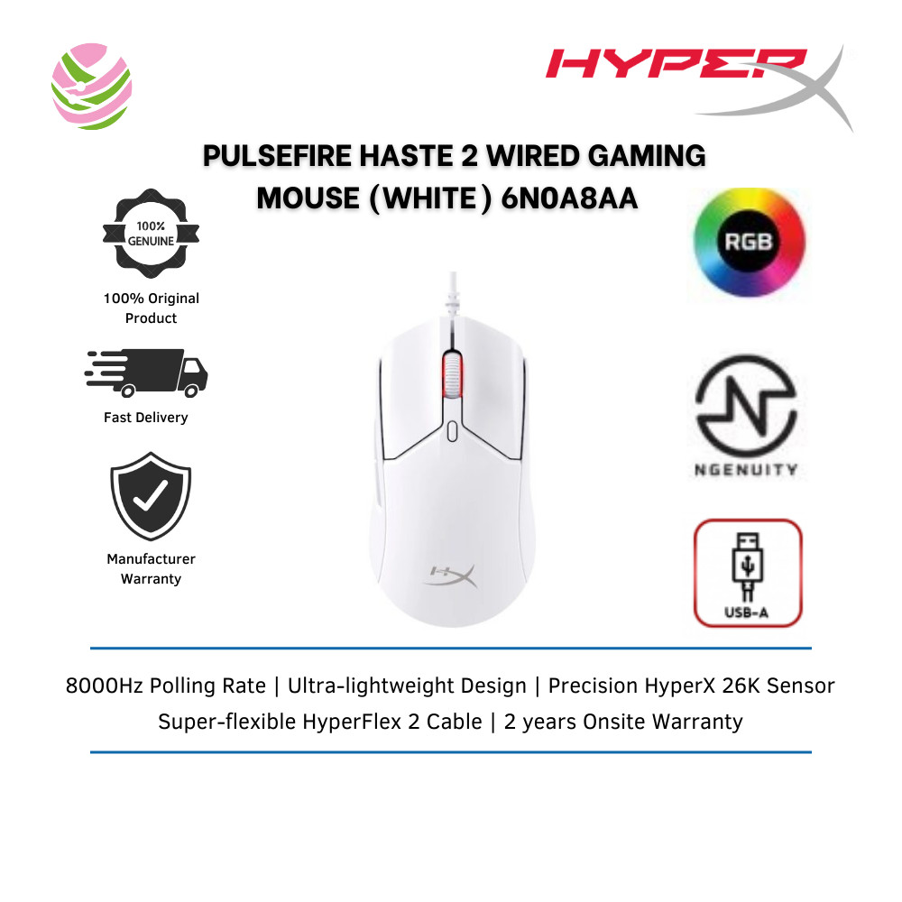 HP HyperX Pulsefire Haste 2 Ultra-lightweight Wired Gaming Mouse ...