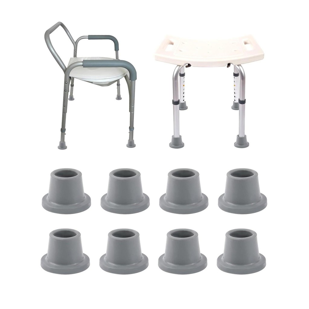 [mextnhx] 8x Shower Chair Feet Nonskid Suction Cup Feet Replacement ...