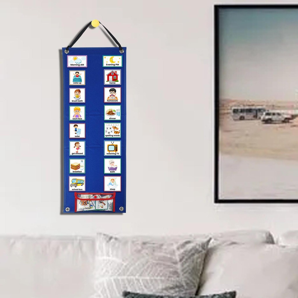 [yiodusi] Visual Lesson Schedule for Kids Household Work Chart Daily ...